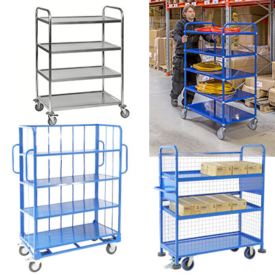 Shelf / Tier Trolleys — Durolla Trolleys